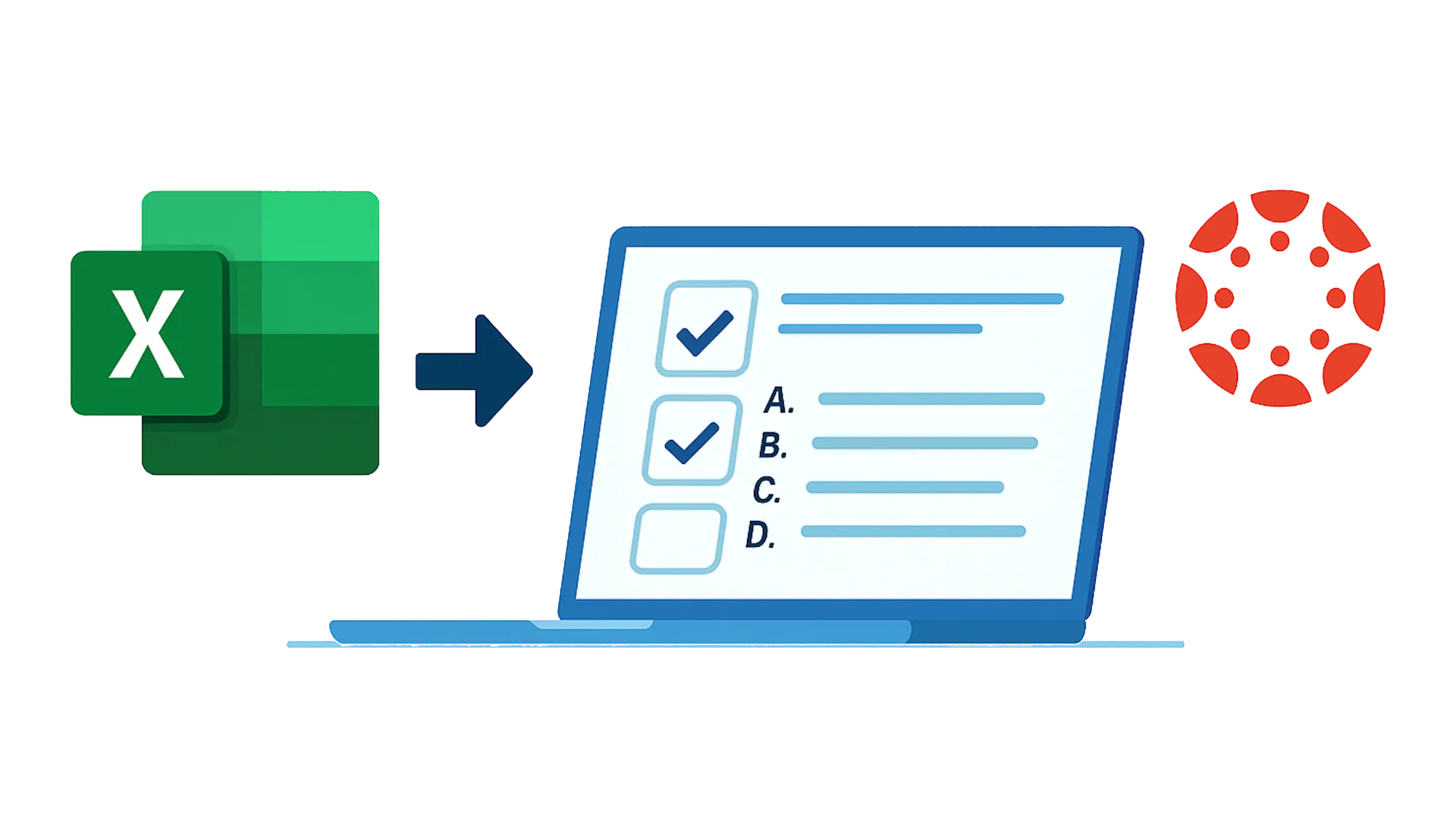 Excel to Canvas QTI Converter | Convert Quizzes to Canvas (50 free tokens)