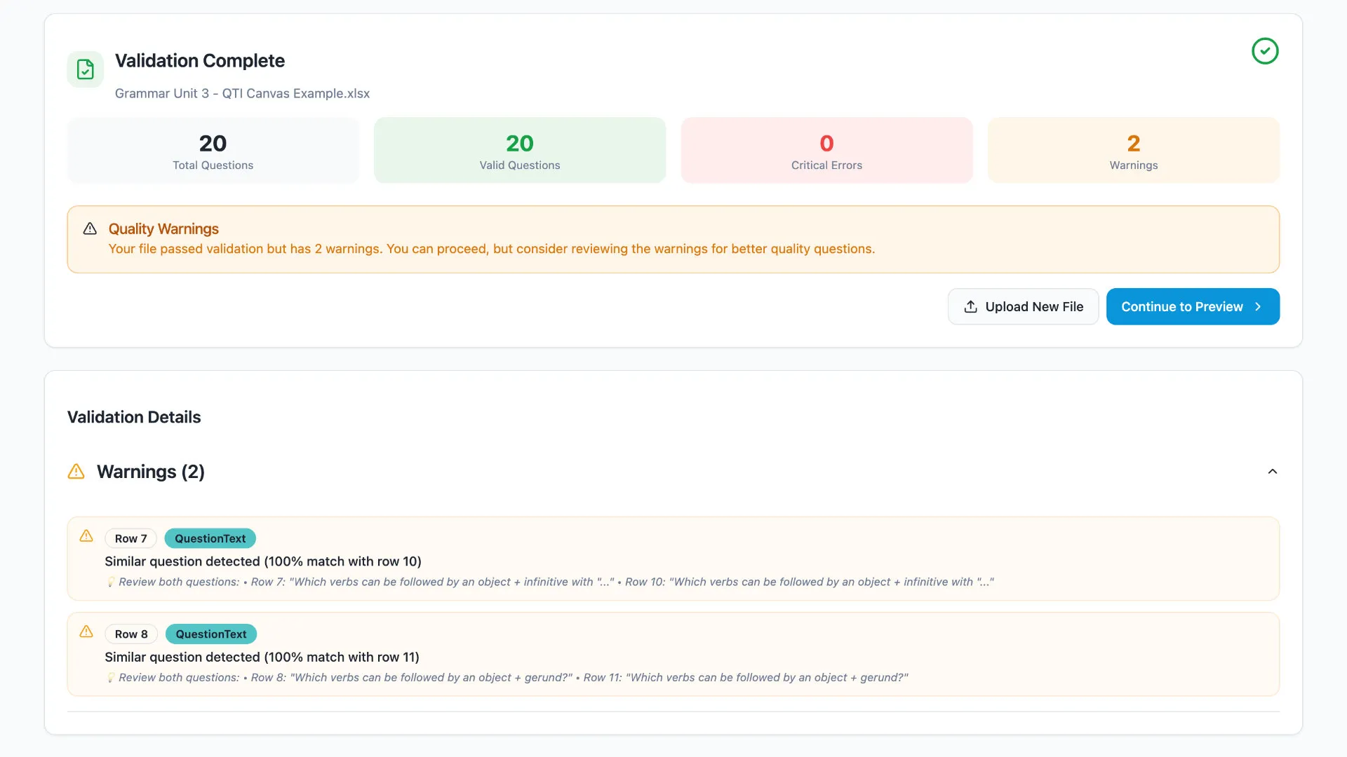Excel to Canvas QTI Converter | Convert Quizzes to Canvas (50 free tokens)