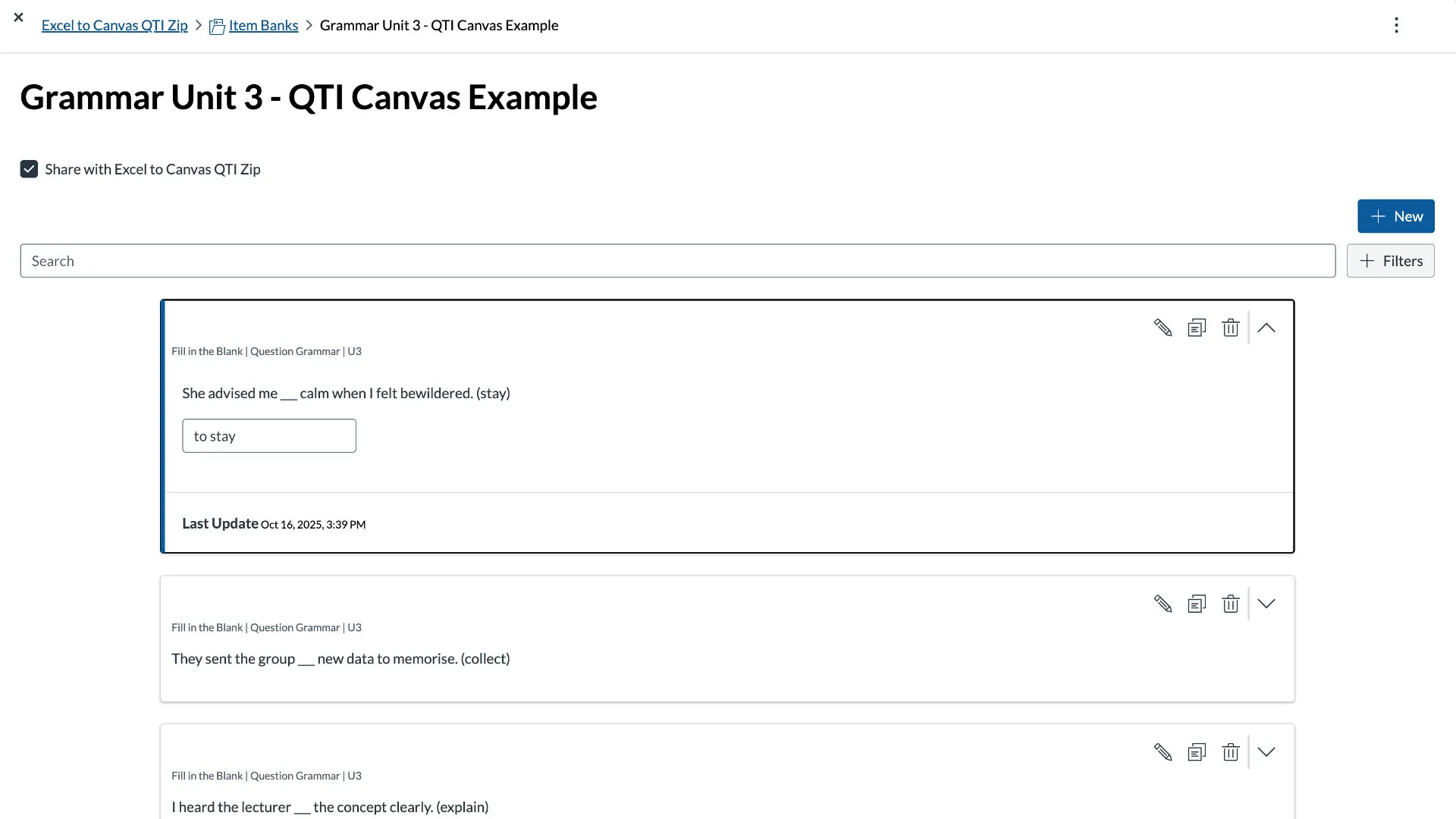 Excel to Canvas QTI Converter | Convert Quizzes to Canvas (50 free tokens)
